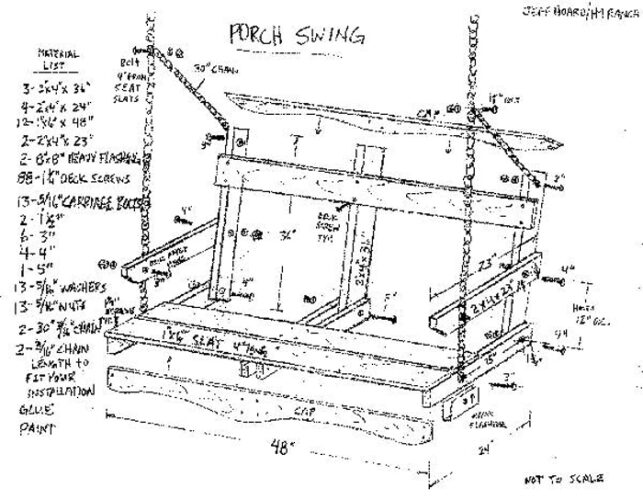 DIY Porch Swing Plans - Grit